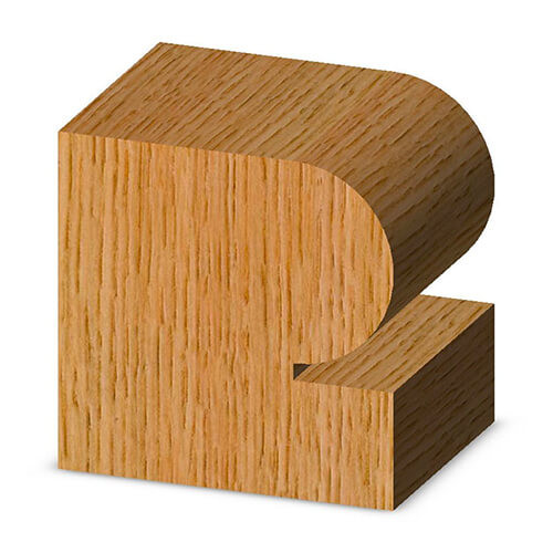 Edge Beading 3/4BD X 1-1/8CH X 1/2SH