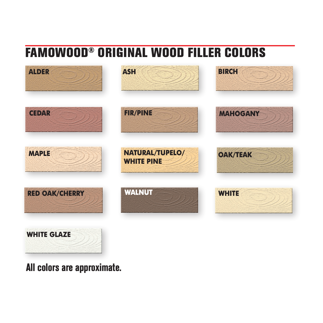 Famowood® Red Oak Wood Filler, 6oz