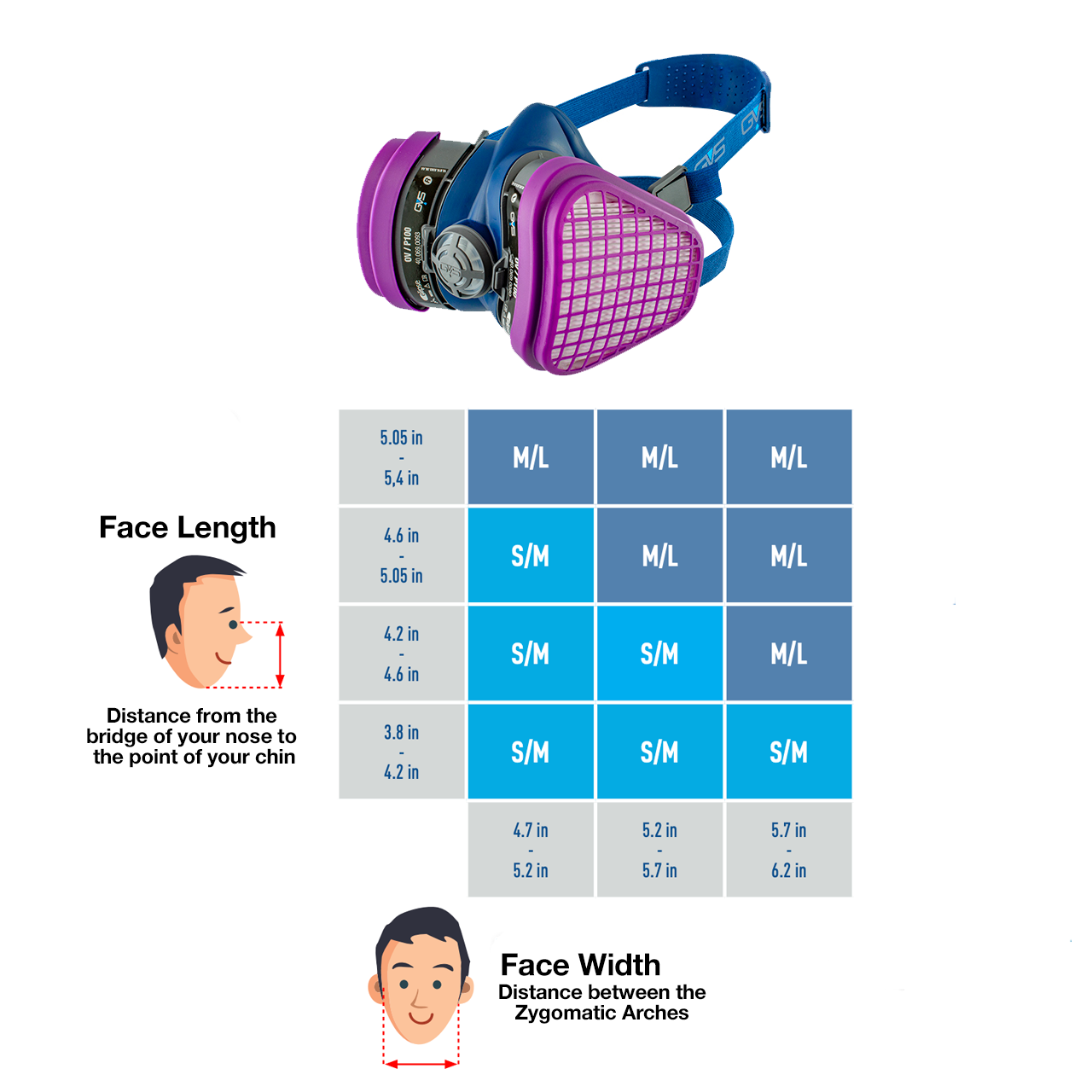 Elipse P100 Mask w/ Filter M/L size