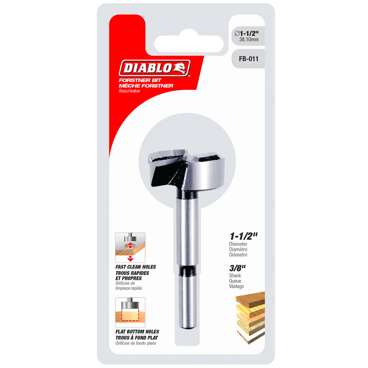 1-1/2" Forstner Bit