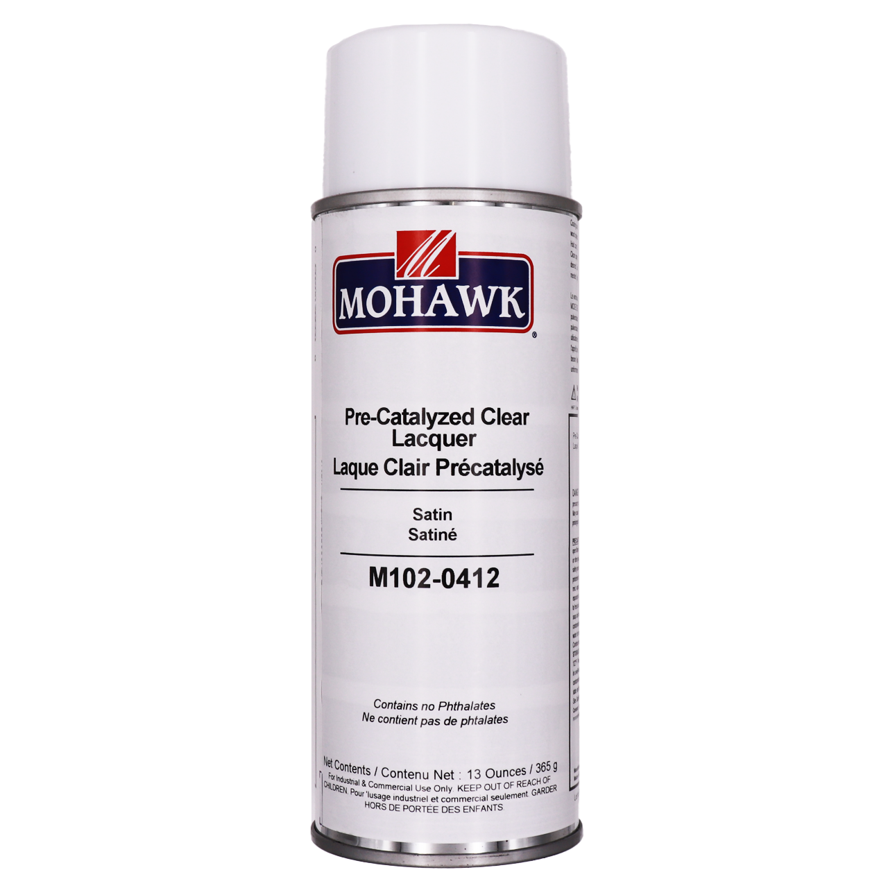 Mohawk Pre-Catalyzed Clear Lacquer - Satin Aerosol Spray Finish 13 oz