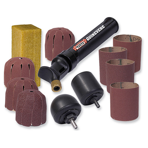 Proxxon Cone Sanding Drum w/ 10 Caps