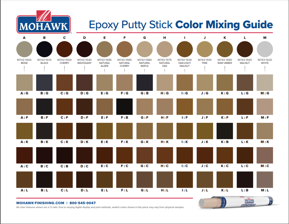 Mohawk Epoxy Stick Black (20 Minute)