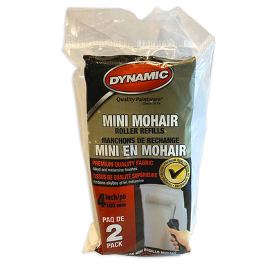 Dynamic 4" Nap Mohair Mini Roller Cover (2pk)
