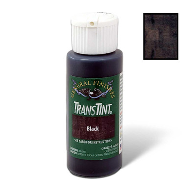 Trans Tint, Non-Grain Raising, Universal Dye Concentrate, Black Makes 1 ...
