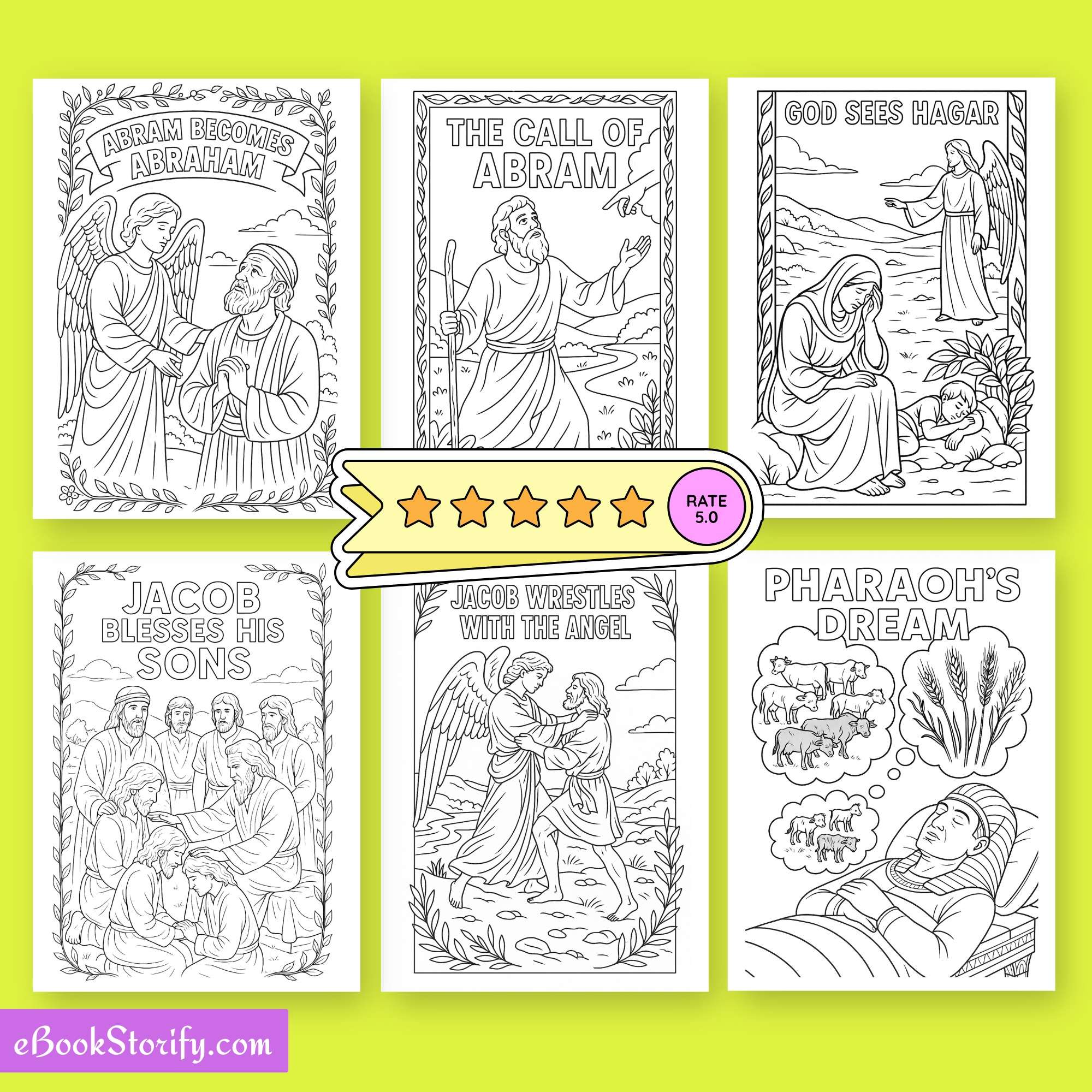 genesis 24 coloring page