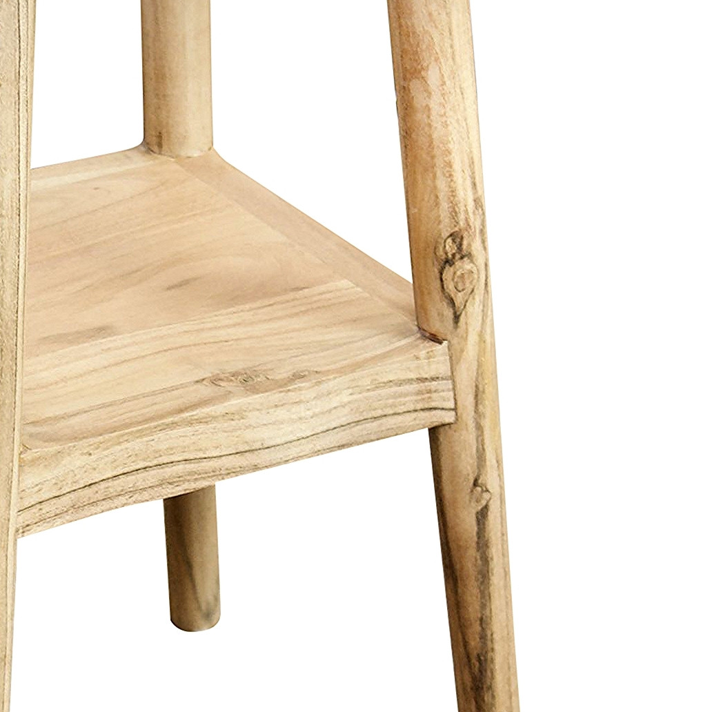 Solid Acacia Wood Plant Stand | Casual Contemporary Living
