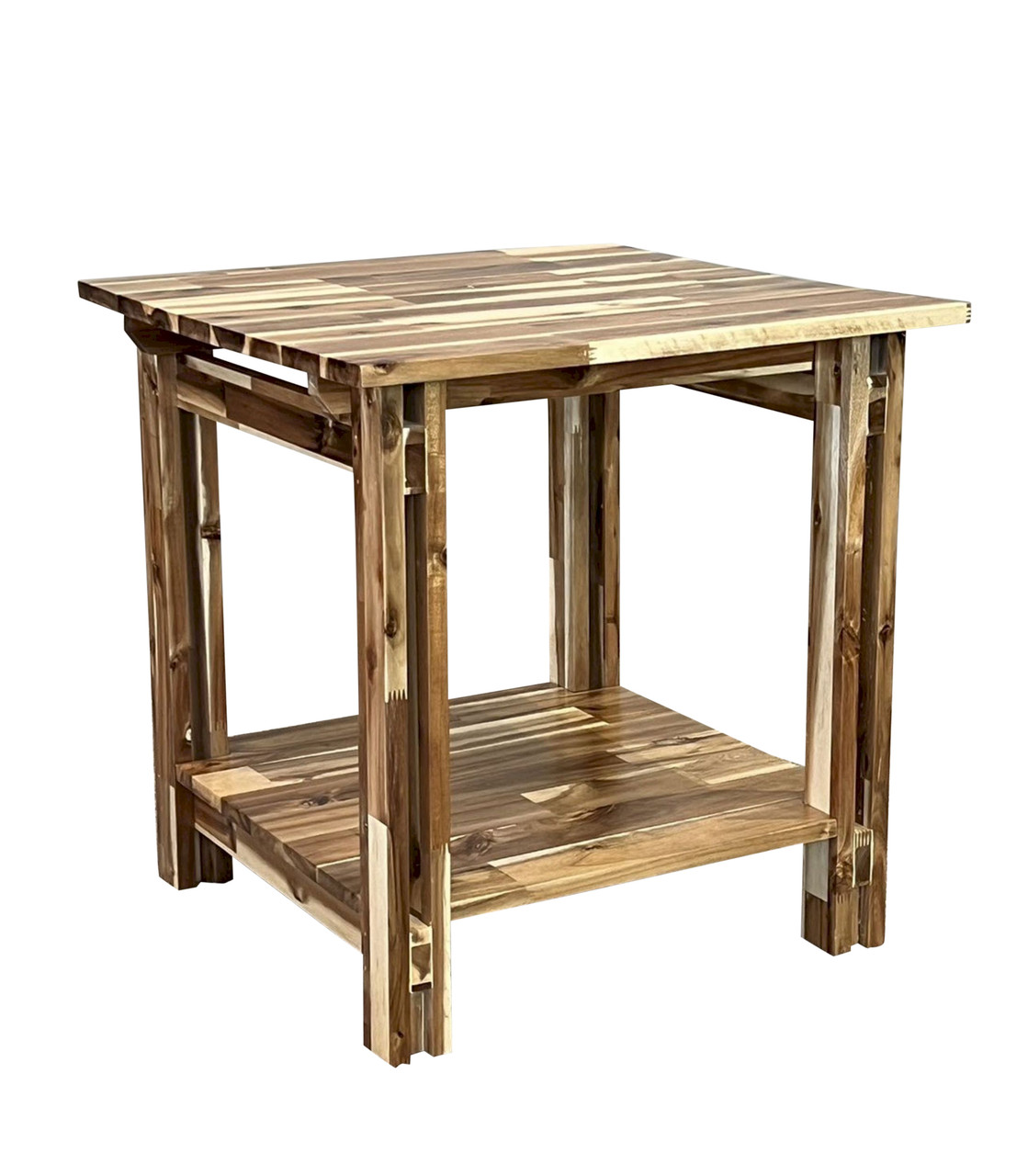 Acacia Architectural End Table | Casual Contemporary Living