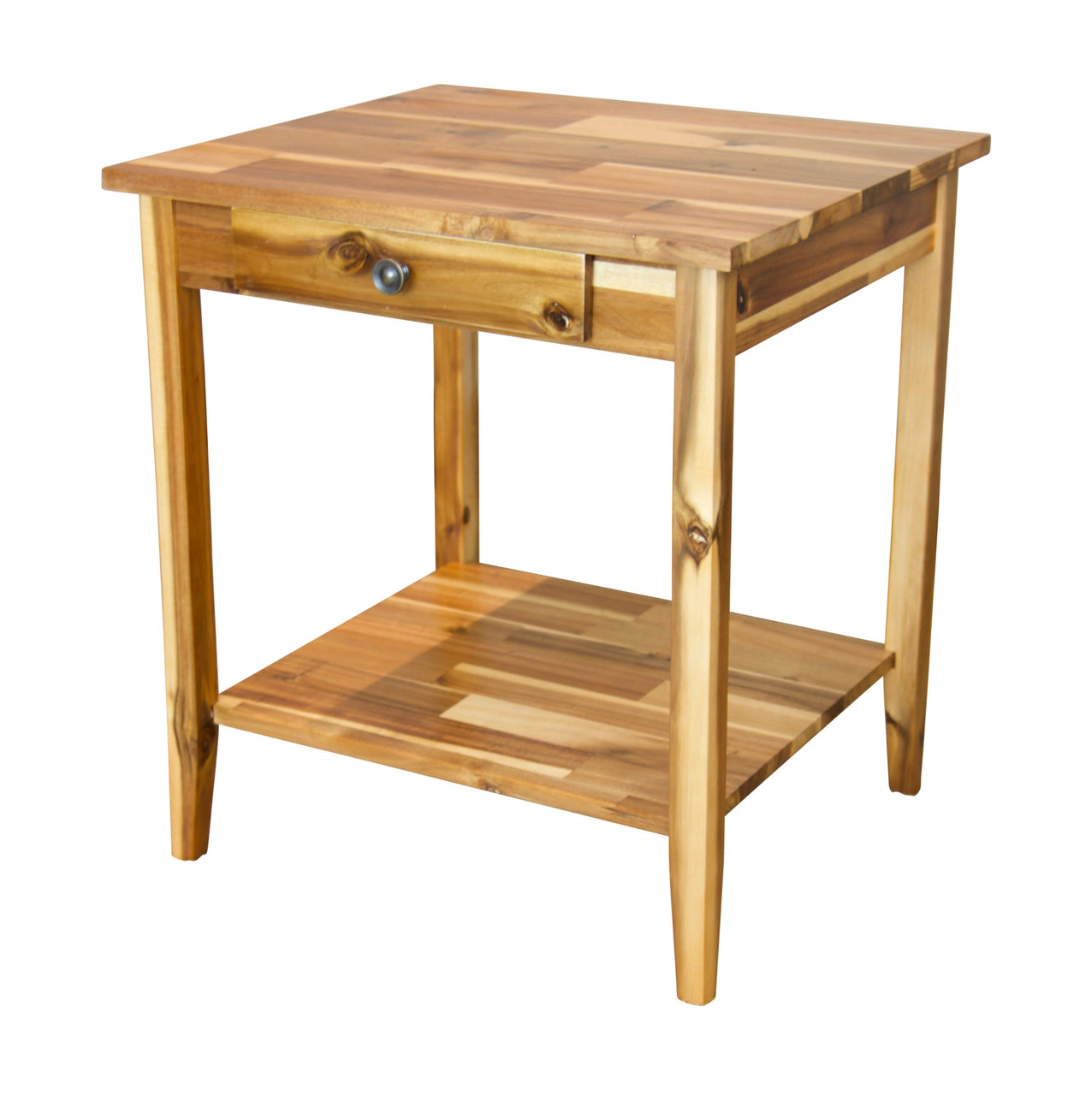 Acacia End Table | Natural - Eccostyle