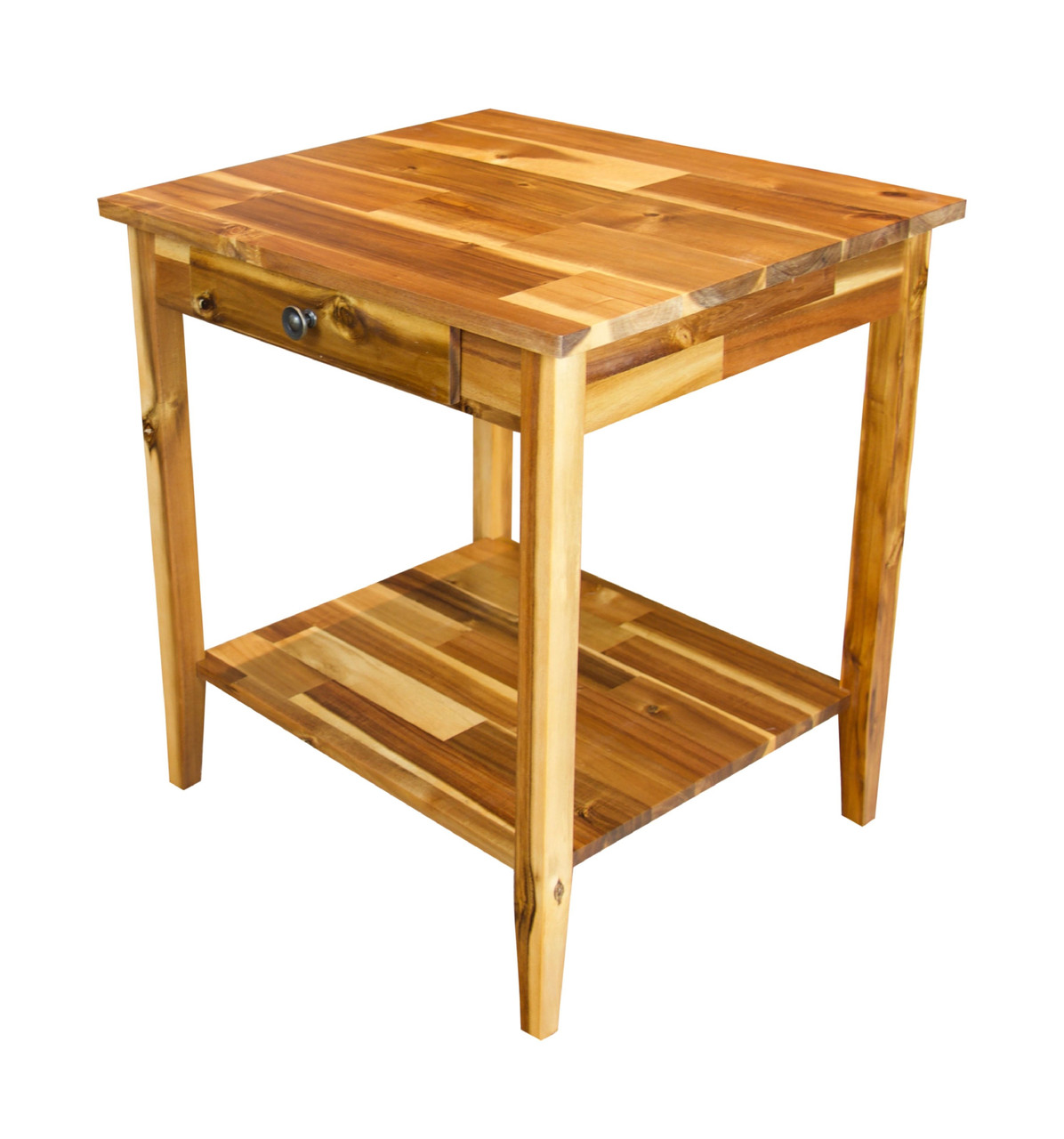 Acacia End Table | Natural - Eccostyle
