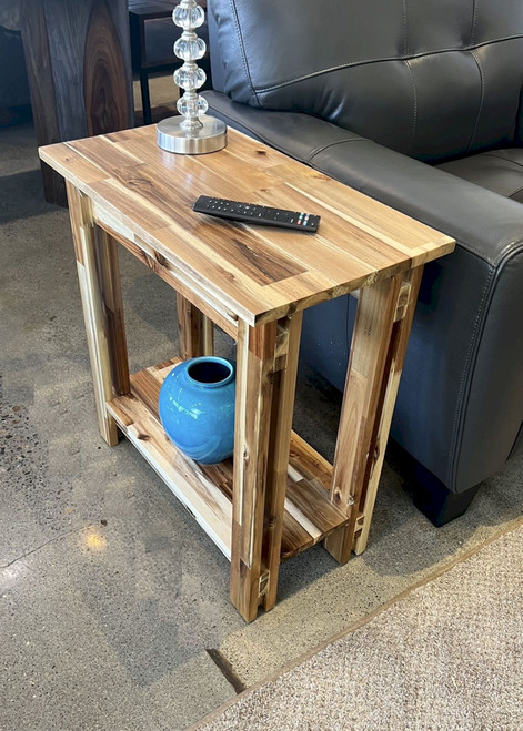 Acacia Architectural Recliner Table | Casual Contemporary Living