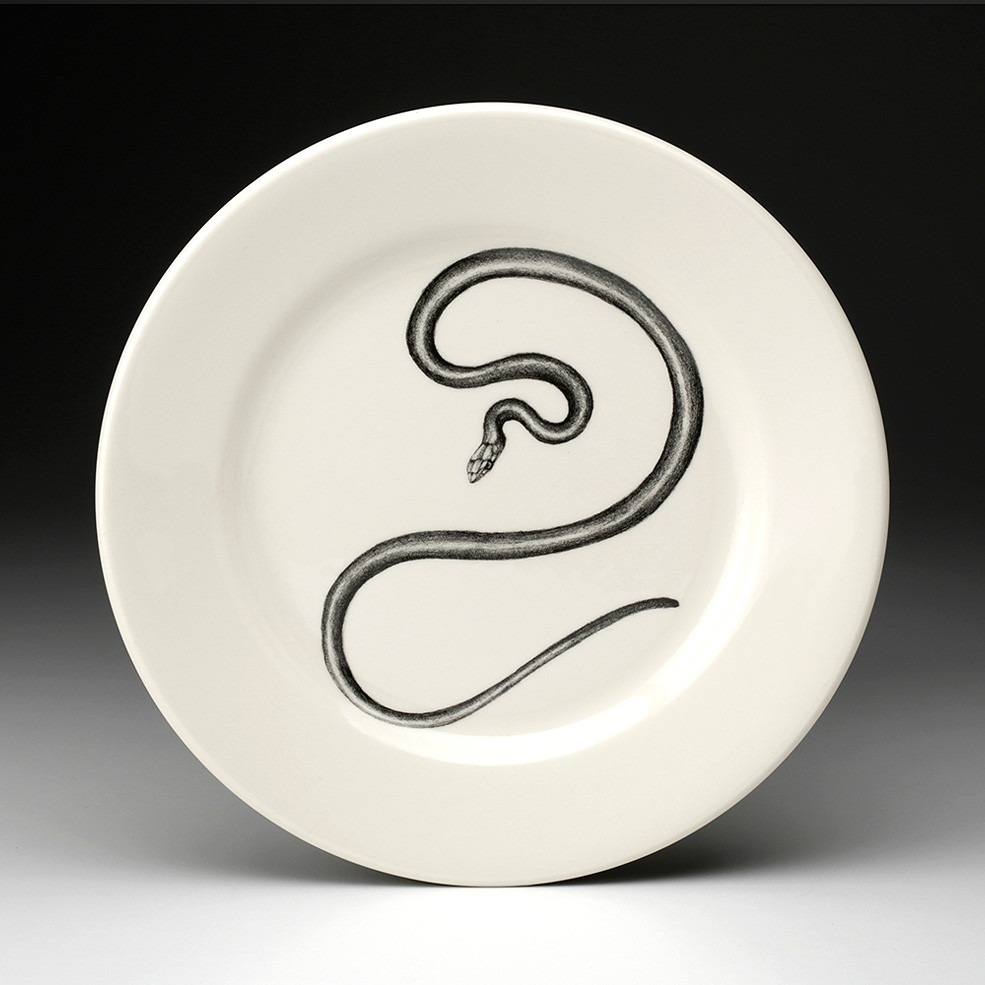 Salad Plate: Rough Snake - Laura Zindel Design