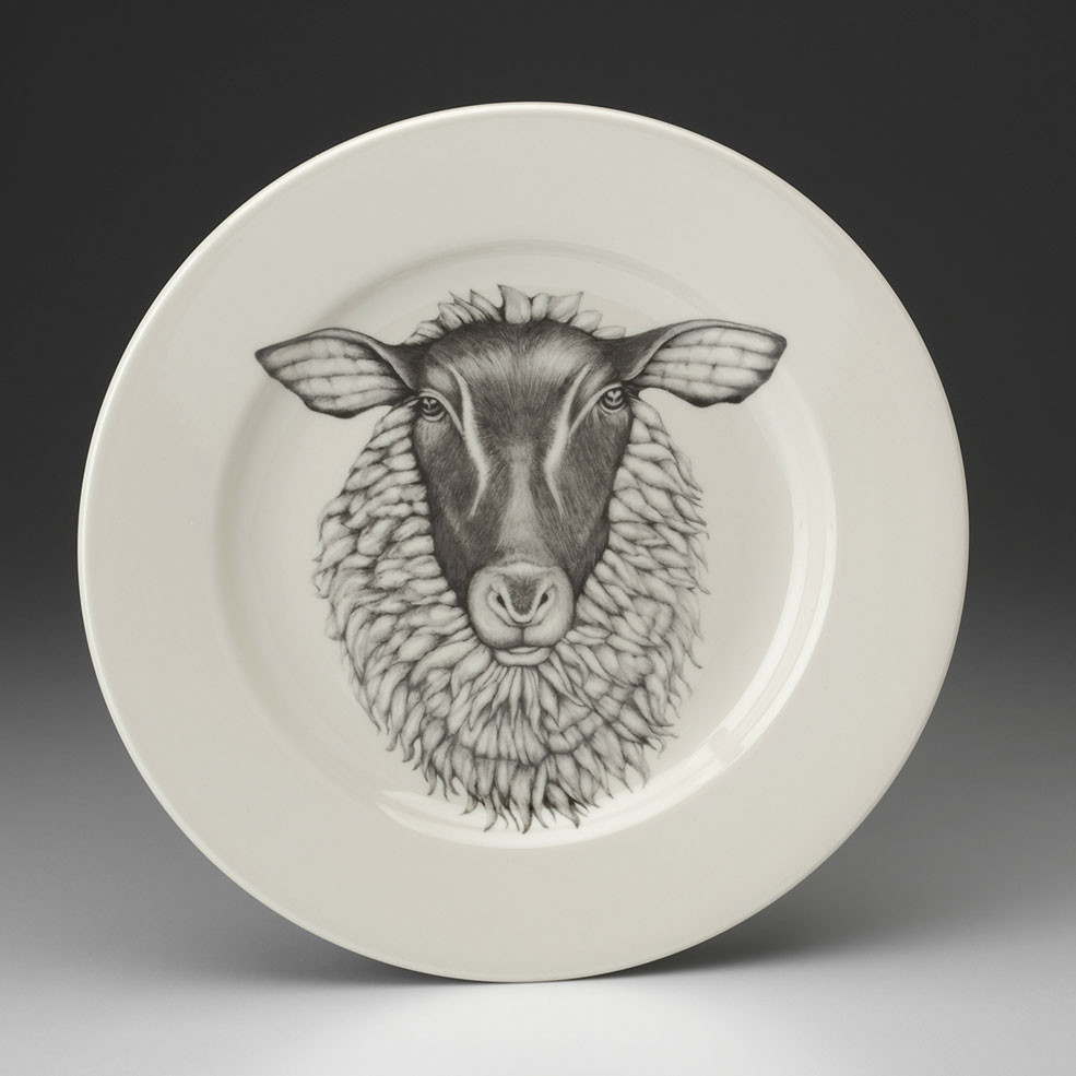Dinner Plate: Suffolk Sheep - Laura Zindel Design