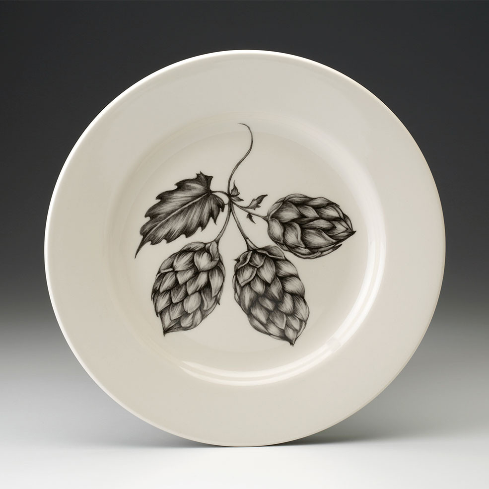 Dinner Plate: Hops #3 - Laura Zindel Design
