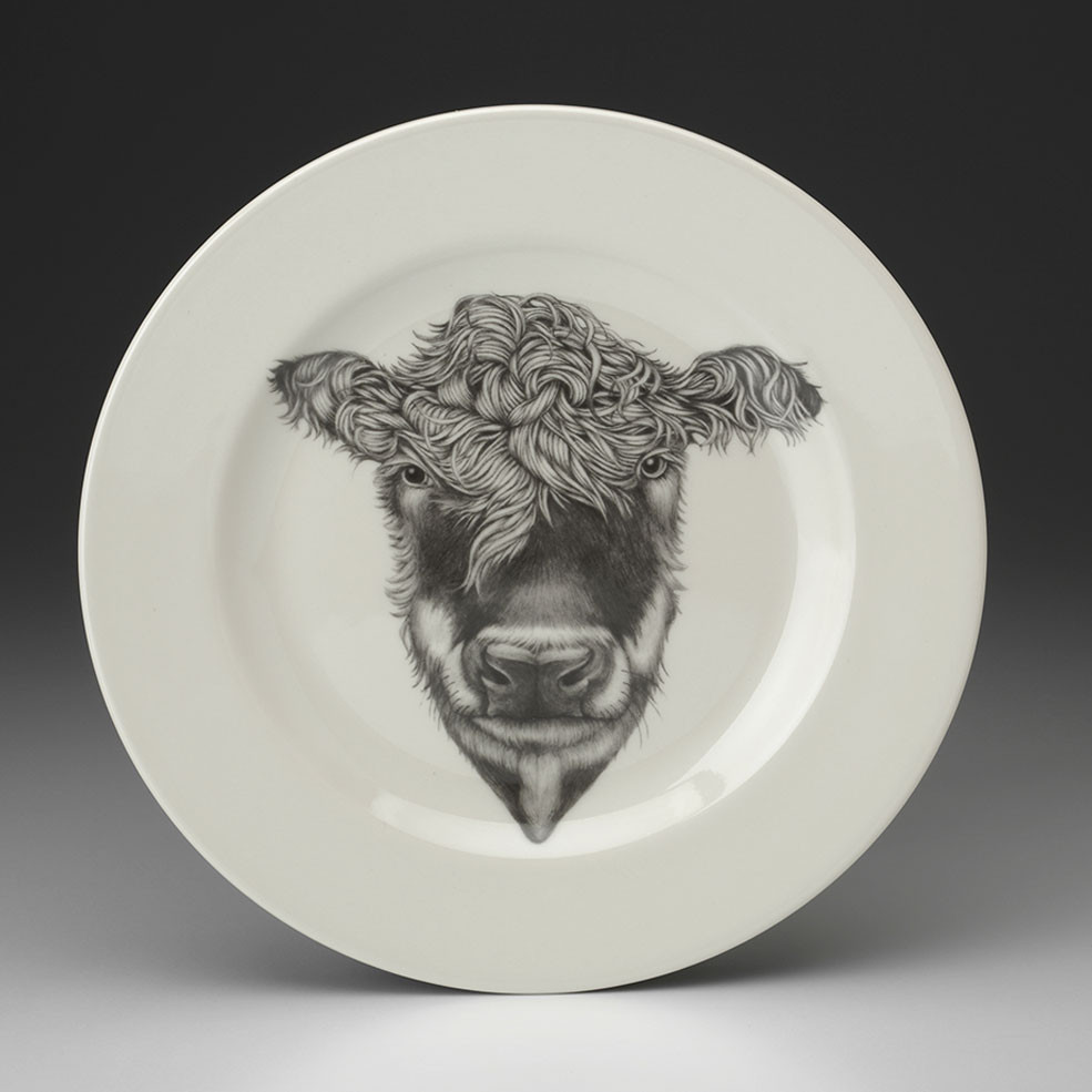 Dinner Plate: Hereford Cow - Laura Zindel Design