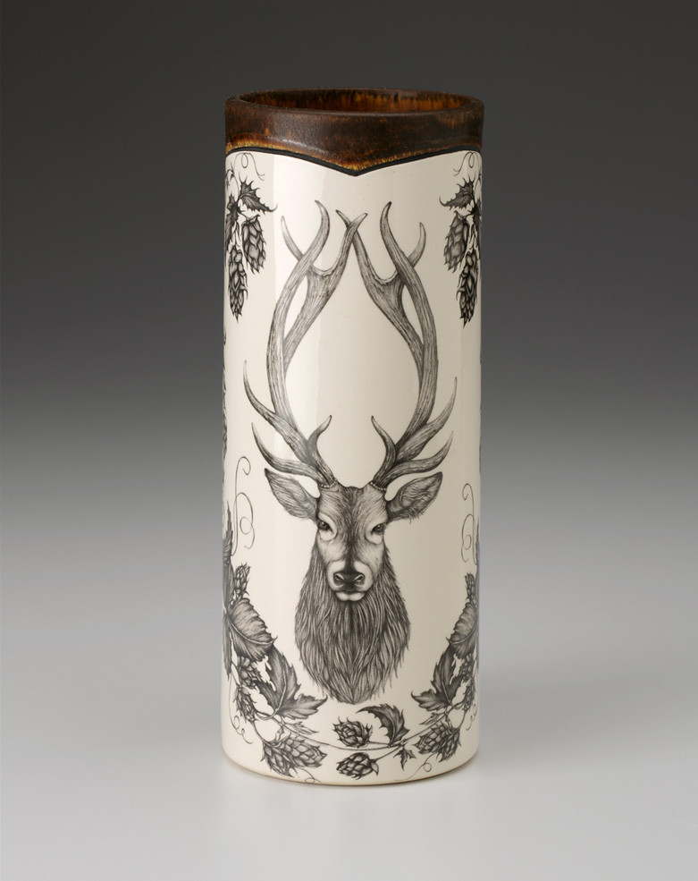 Small Vase: Red Stag - Laura Zindel Design
