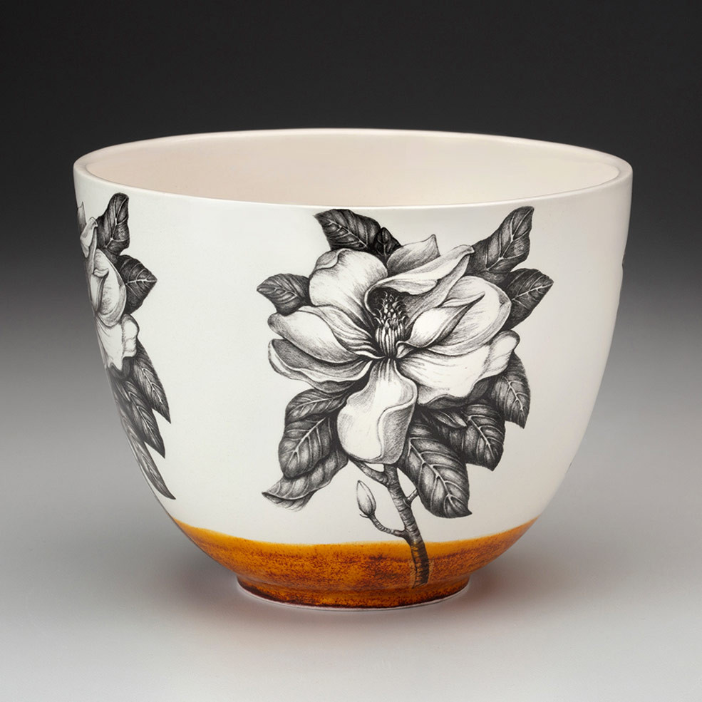 Medium Bowl: Magnolia - Laura Zindel Design