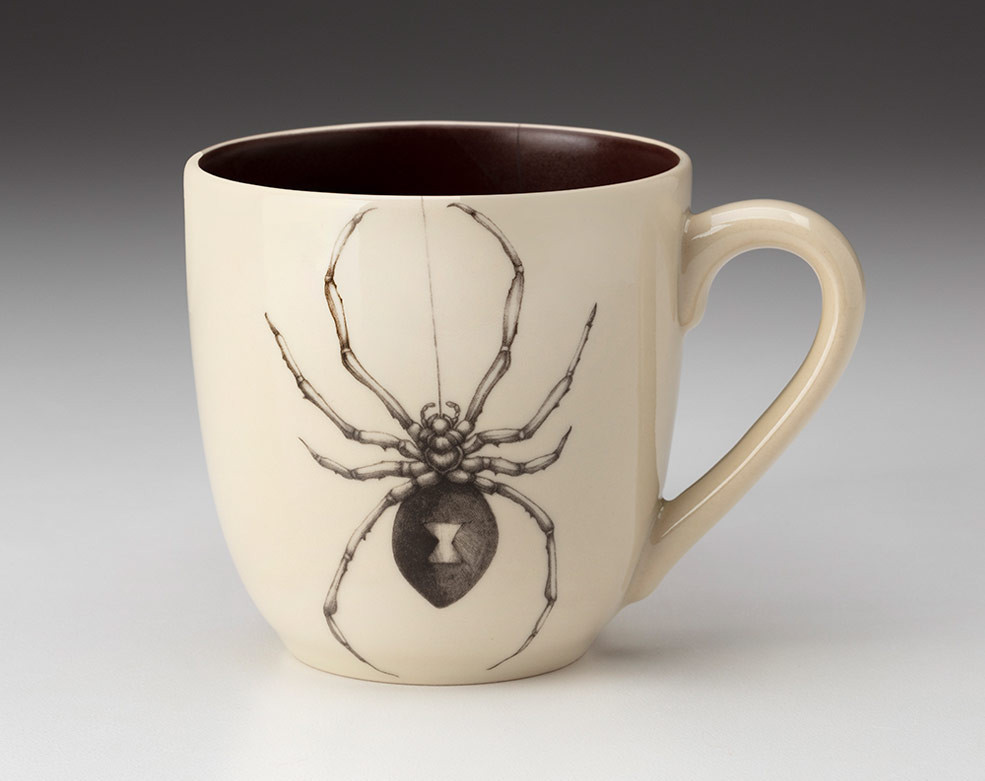 Mug: Black Widow Spider - Laura Zindel Design