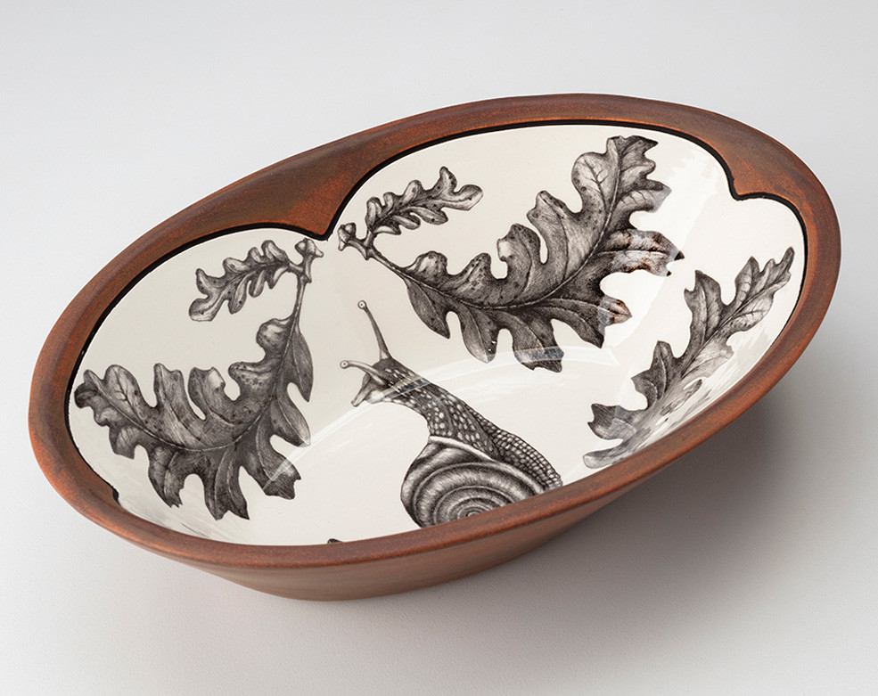 Large Serving Dish: Snail - Laura Zindel Design