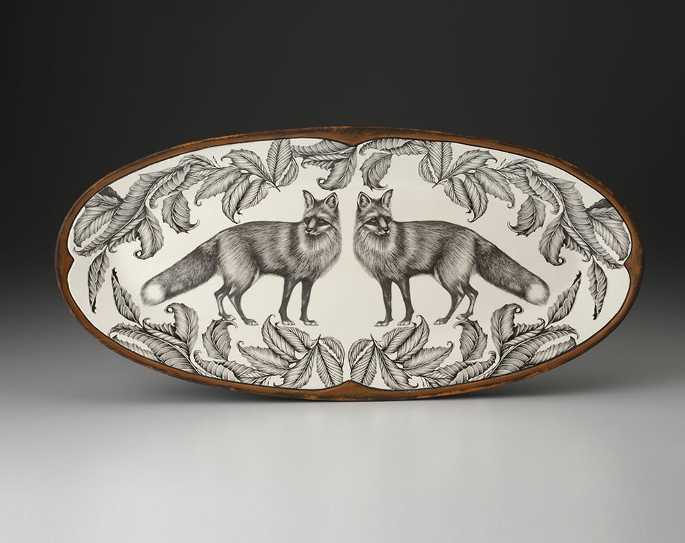 Fish Platter: Red Fox - Laura Zindel Design