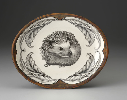Small Serving Dish: Hedgehog #2 - Laura Zindel Design