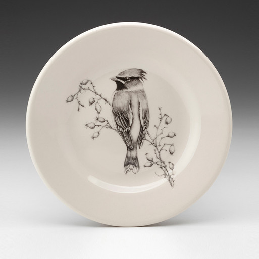 Bistro Plate: Waxwing - Laura Zindel Design