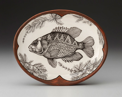 Small Serving Dish: Rock Bass - Laura Zindel Design