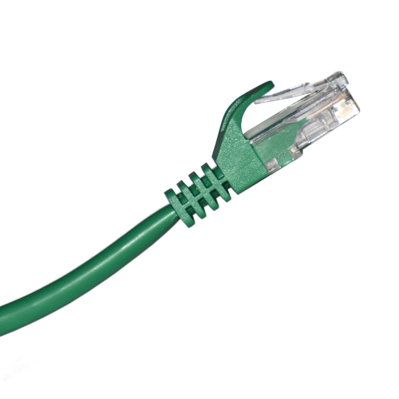 Cat5 Ethernet Cable - Green Snagless Patch Cables.