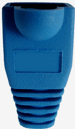 Individual Bag Of 50 RJ45 Cat6 Boots - Blue