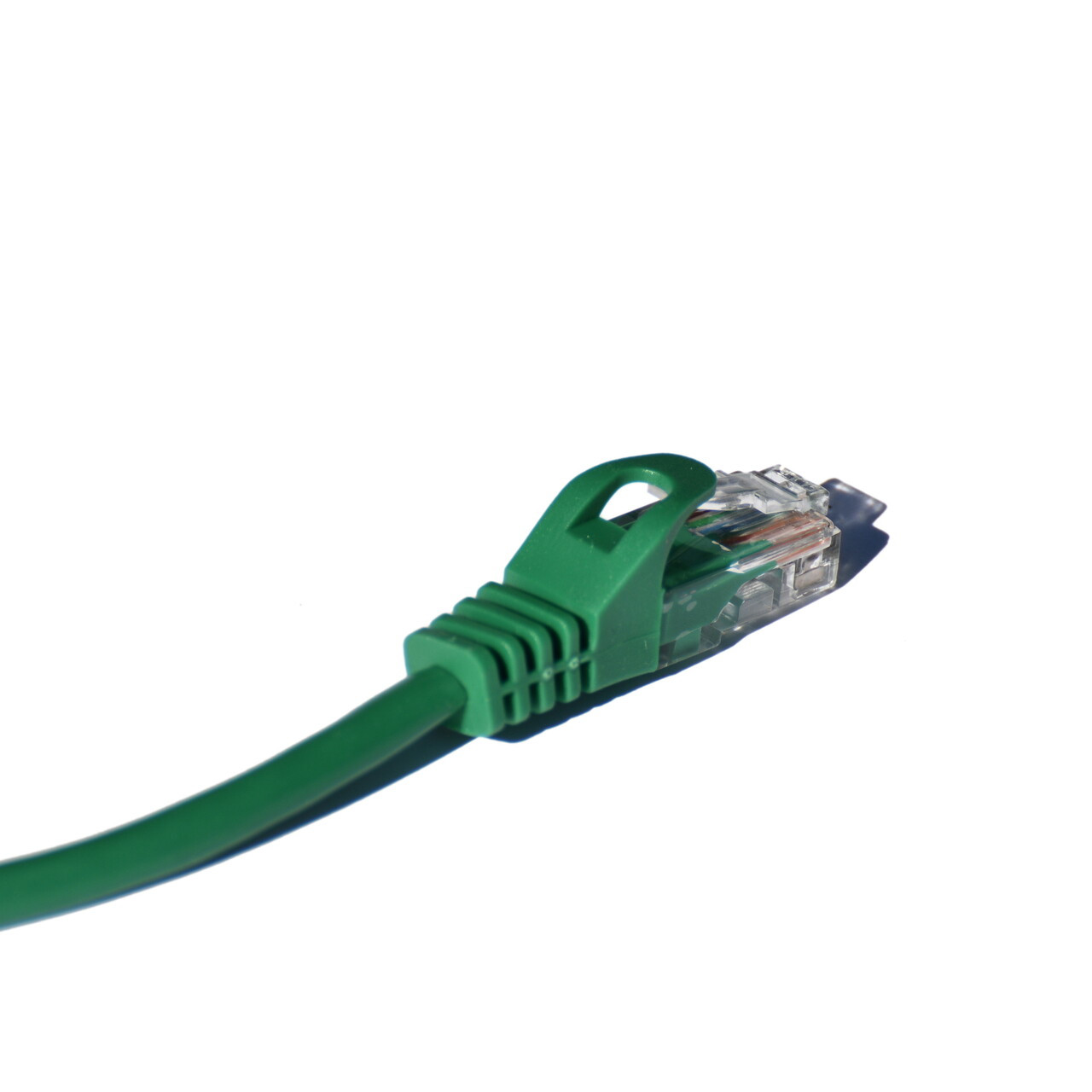 Cat5 Ethernet Cable - 100 Foot Green with snagless boots