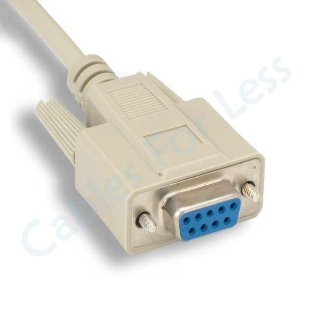 6 Foot Serial DB9 Female To Female Cables
