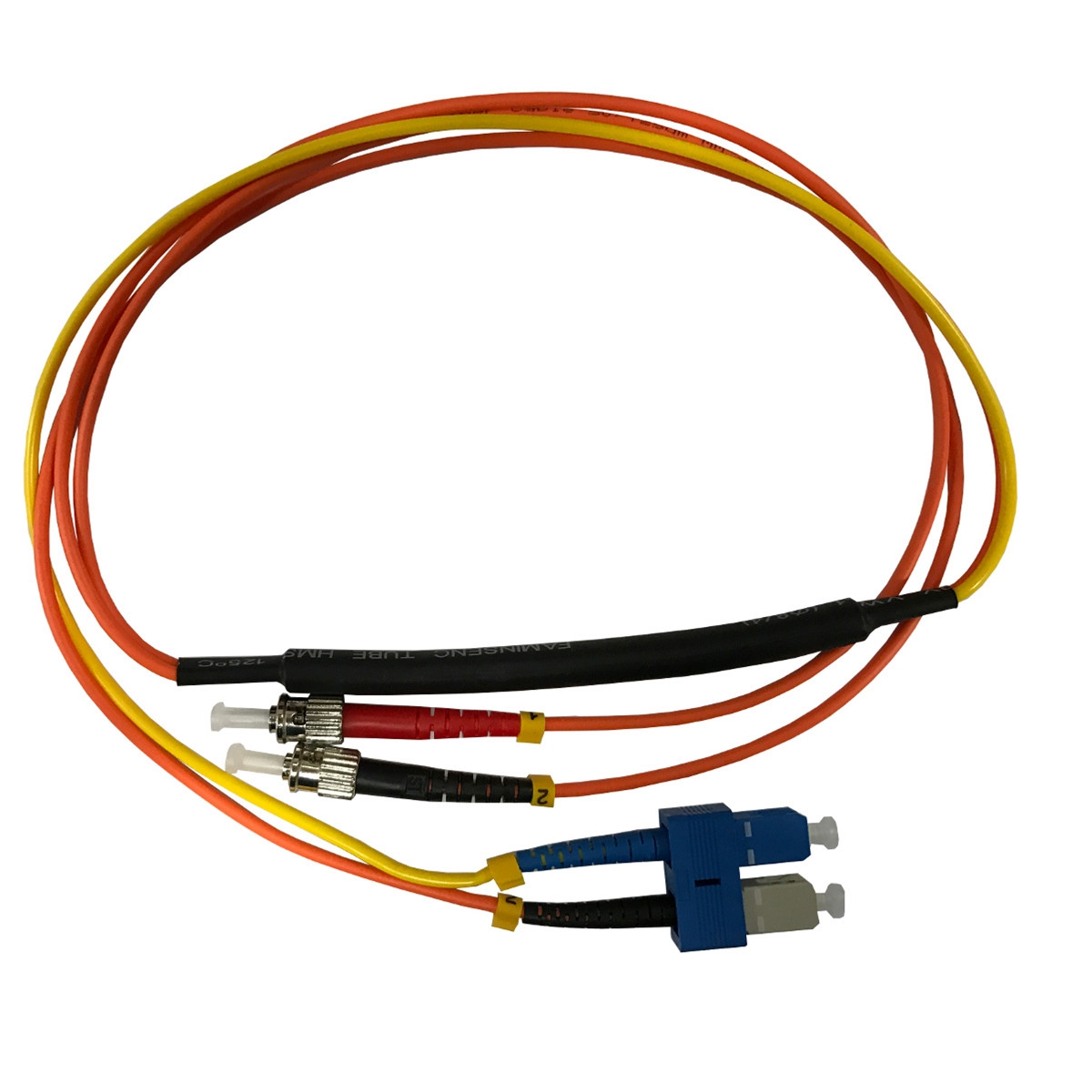 3 Meter ST- 50/125 SM Mode Conditioning Fiber Optic Patch