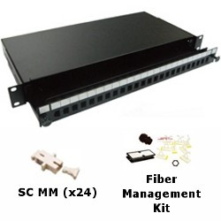 Fiber Patch Panel 24 Port Multimode SC Simplex