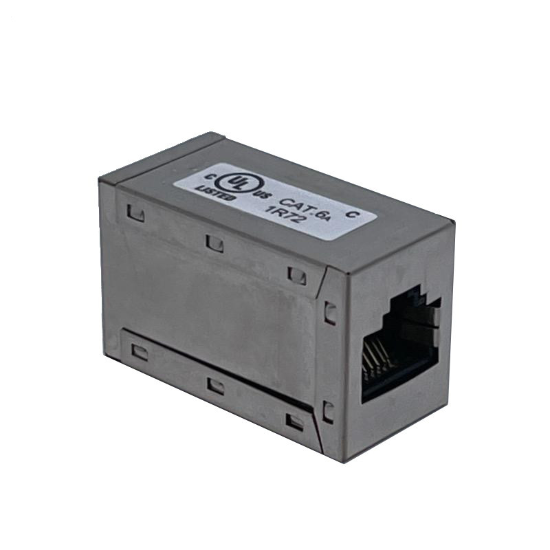 Cat6A RJ45 Shielded In-line Coupler