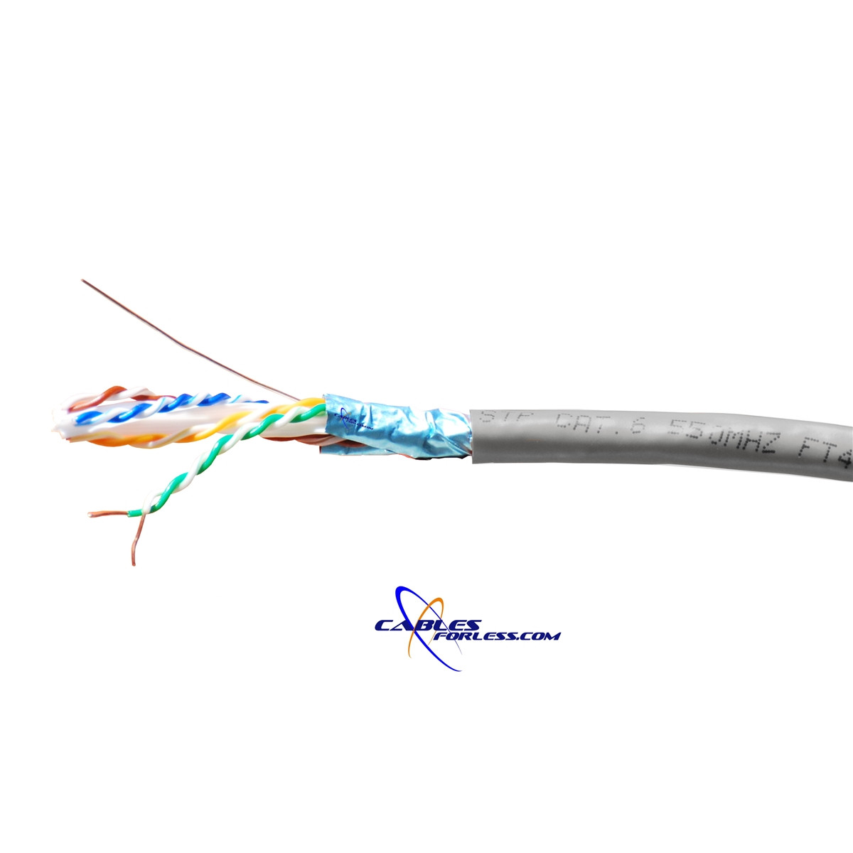 CAT6 Shielded Cable - 50 Foot STP with snagless boots