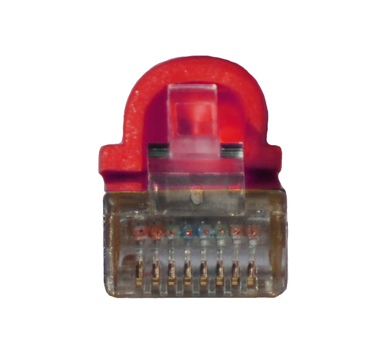 CAT 6 Shielded Cable - 50 Foot Red STP with snagless boots