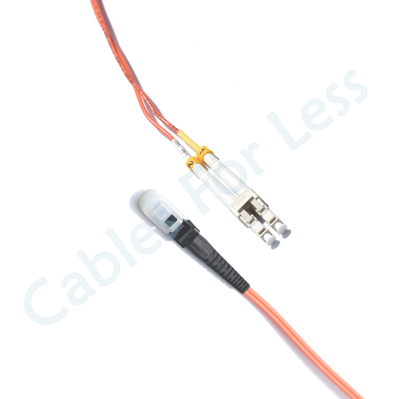 OM1 MTRJ to LC Fiber Patch Cable 1 Meter Multimode Jumper