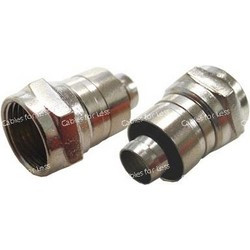 F-Type RG6 Ring Crimp Connector | F-Series Connectors