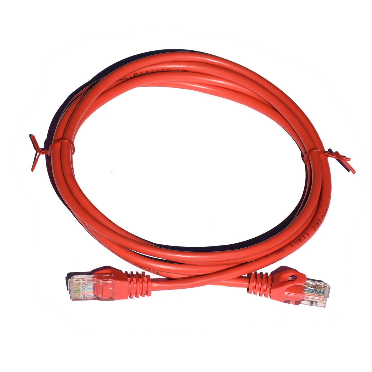 Cat5E Ethernet Cable - 7 Foot Red Cat5E Patch Cable