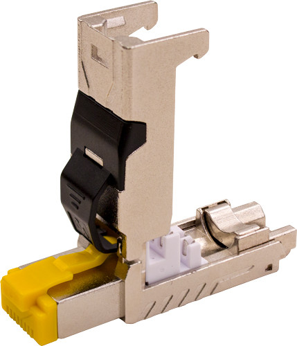 CAT6A Shielded Plug | For Solid Cable (CAT6 and CAT6A) - One