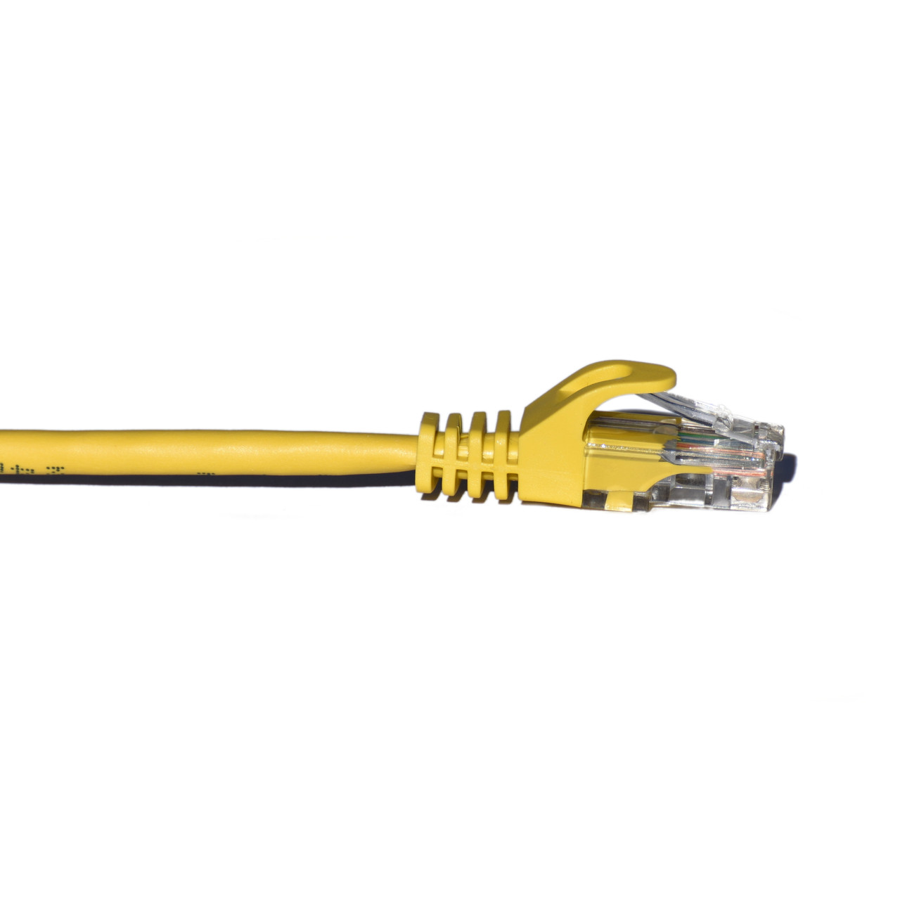 Cat 5E Cable - 6 Inch Yellow Patch Cable from CablesForLess