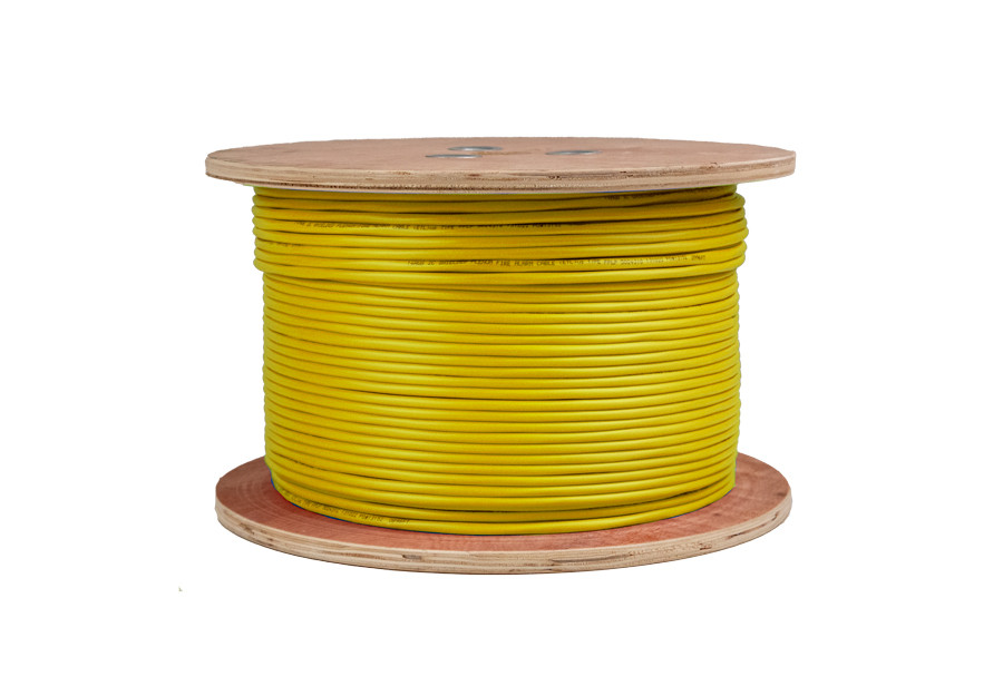 14/2 Fire Alarm Cable, Riser, 1000ft Yellow - Cables For Less