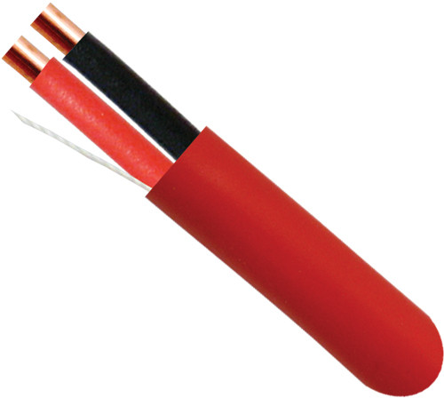 18/2 Fire Alarm Cable Plenum, 1000ft Red - Cables For Less