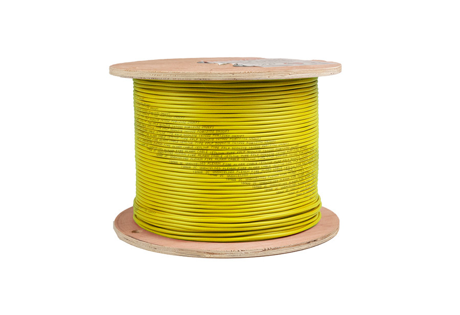 18/2 Fire Alarm Cable Riser, 1000ft Yellow - Cables For Less