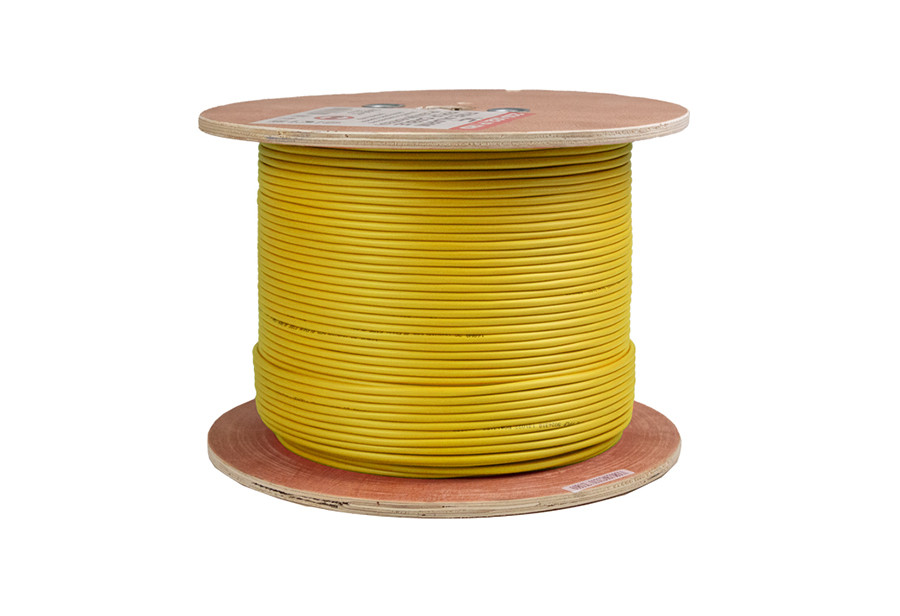 18/4 Fire Alarm Cable Plenum, 1000ft Yellow - Cables For Less