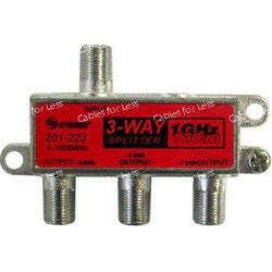Cable CaTV F-Type 1Ghz 130Db 3-Way Coaxial Cable Splitter