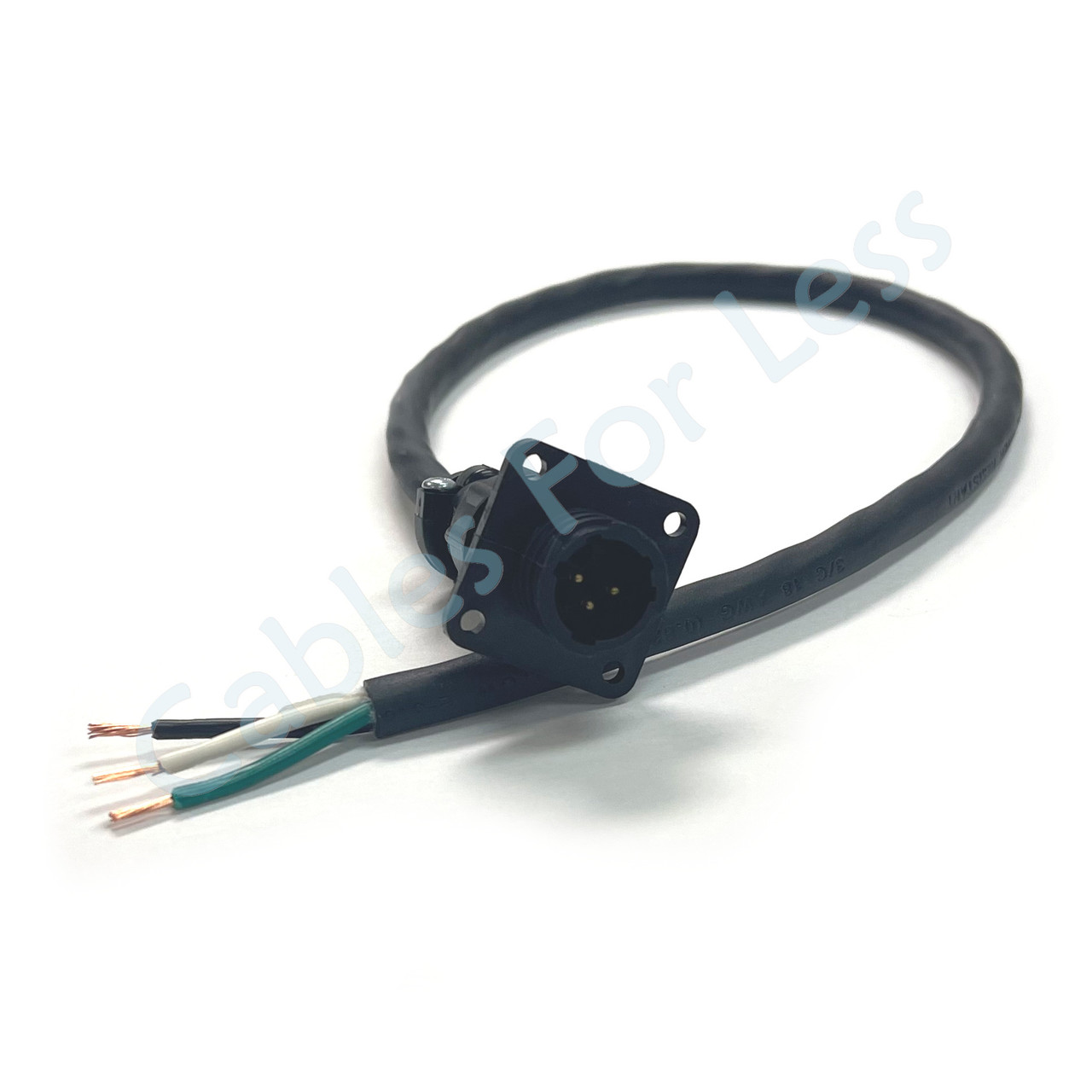 4-Pin Round power connector