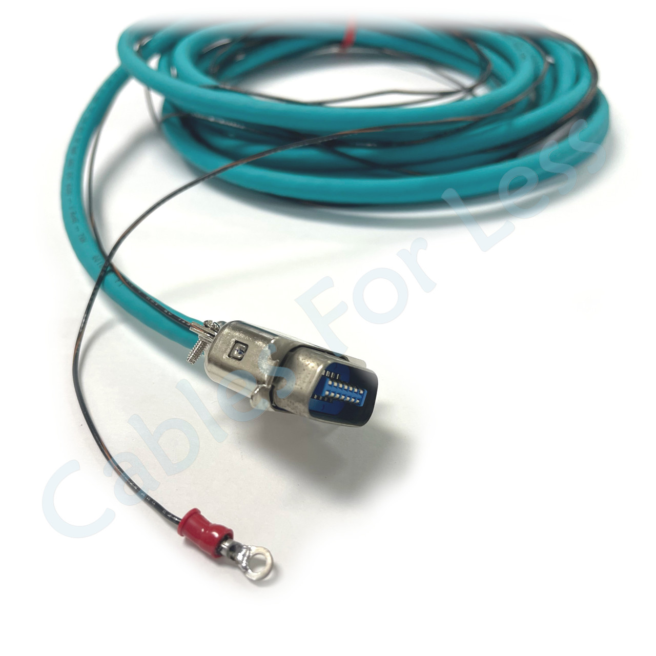 Custom 15ft, 14 pin Centronics to cut end using flexible Q5090-1 cable