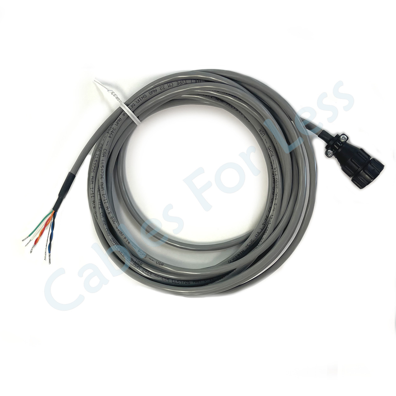 Custom 20ft 8 Pin Robotics Cable