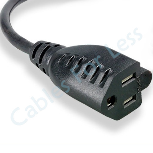 3 Foot Power Extension Cord | Quality Cables